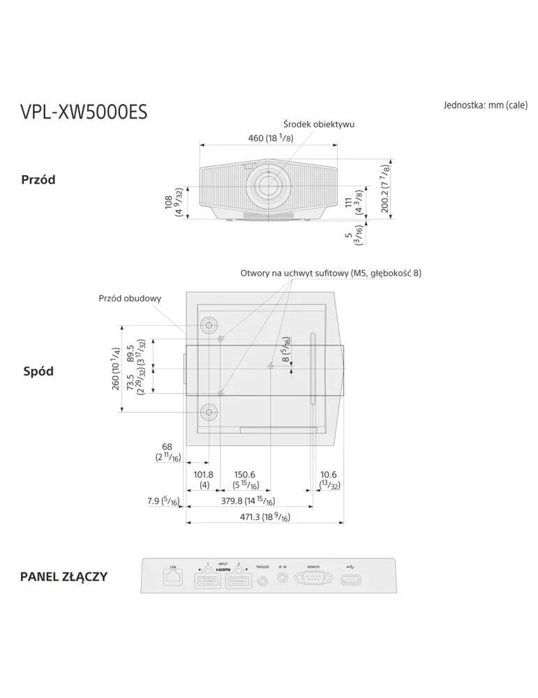 Sony VPL-XW5000 — Projektor laserowy 4K HDR do profesjonalnych prezentacji