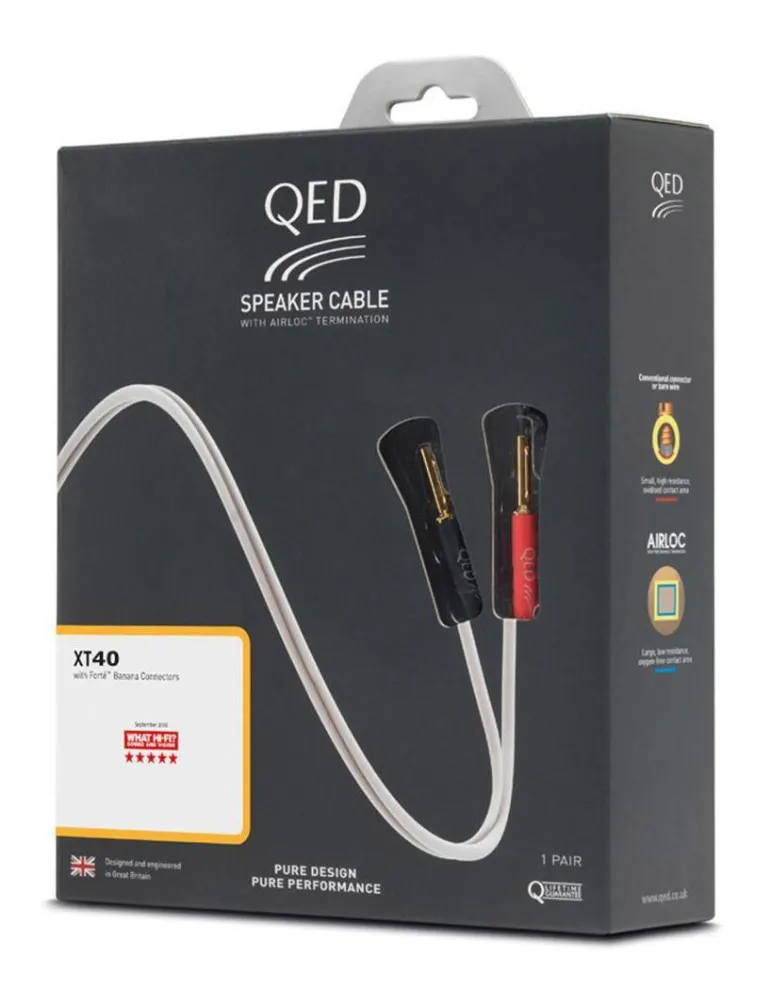 Kabel głośnikowy QED Reference XT40 | 5.0m | Wysoka jakość